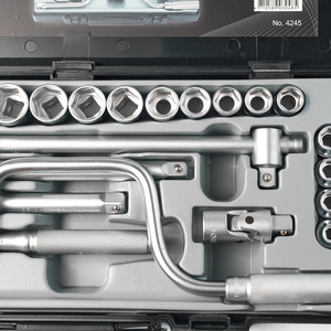 FORCE ชุดลูกบล็อกสั้น 6 เหลี่ยม ขนาด 1/2 นิ้ว รุ่น 4245 - ONEHOMES